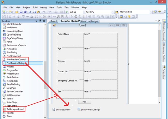 Print Receipt and Save Data Using Windows Forms in C#
